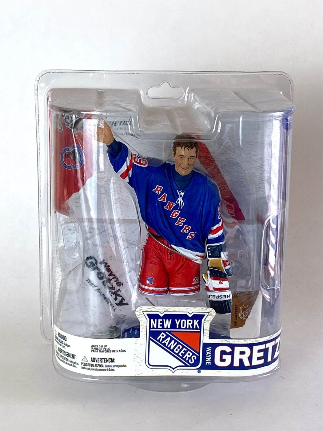 McFarlane NHL Legends Series 1 Wayne Gretzky Ranger Action Figure | The ...